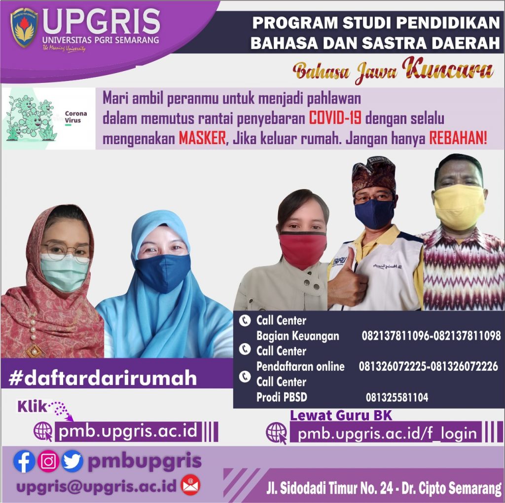 Info PMB: PBSD Siap Hadapi New Normal – FPBS UPGRIS – Bertutur Luhur ...